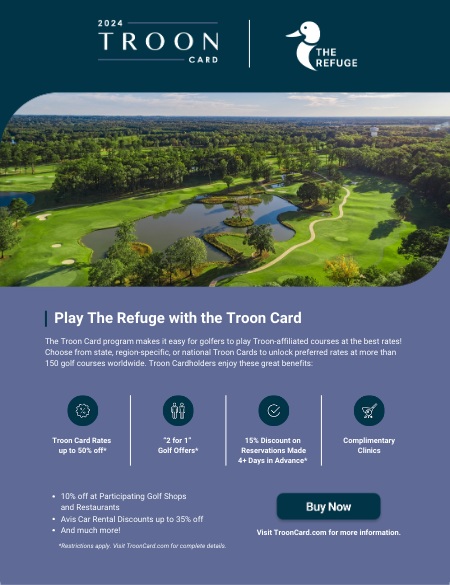 2024 Troon Card - The Refuge Golf Course (MS)